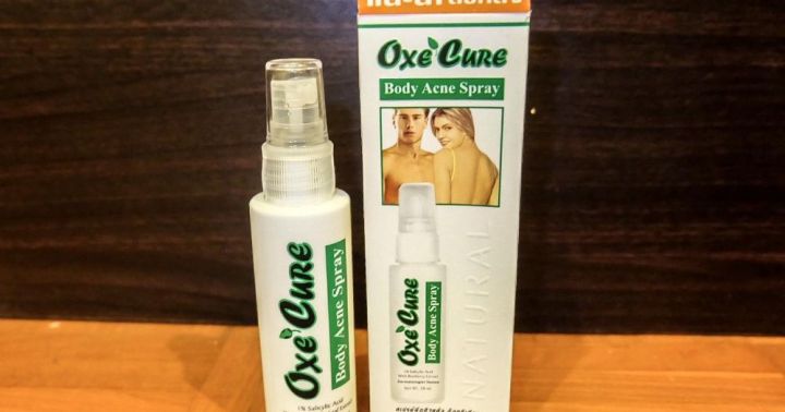 Review: หมดปัญหาสิว แผ่นหลังเรียบเนียนด้วย Oxe’ Cure Acne Spray | Dek-D.com