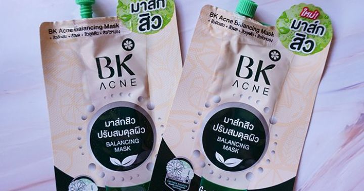 BK Acne balancing mask มาส์กสิวในตำนาน เพิ่มสิวยุบไวX2 คุมมัน X2 | Dek ...