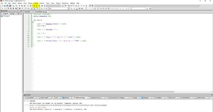 รันCode block ไม่ได้ครับบช่วยหน่อยต้องทำงานส่งครับ | Dek-D.com
