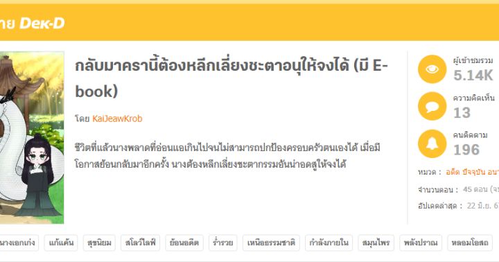 E-book ลดราคามากว่า 70% นิยายจีนโบราณวันเดียวจุก ๆ | Dek-D.com