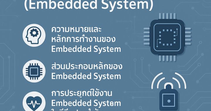 ไขความลับระบบสมองกลฝังตัว (Embedded System) เทคโนโลยีเล็กแต่ทรงพลัง | Dek-D.com